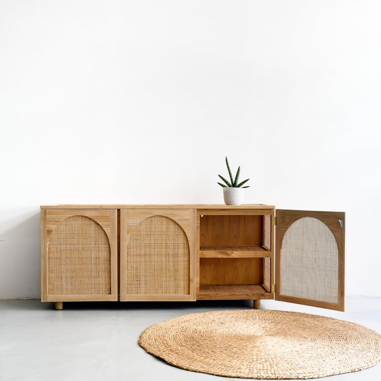 3 Door Arch Cabinet – Island Living