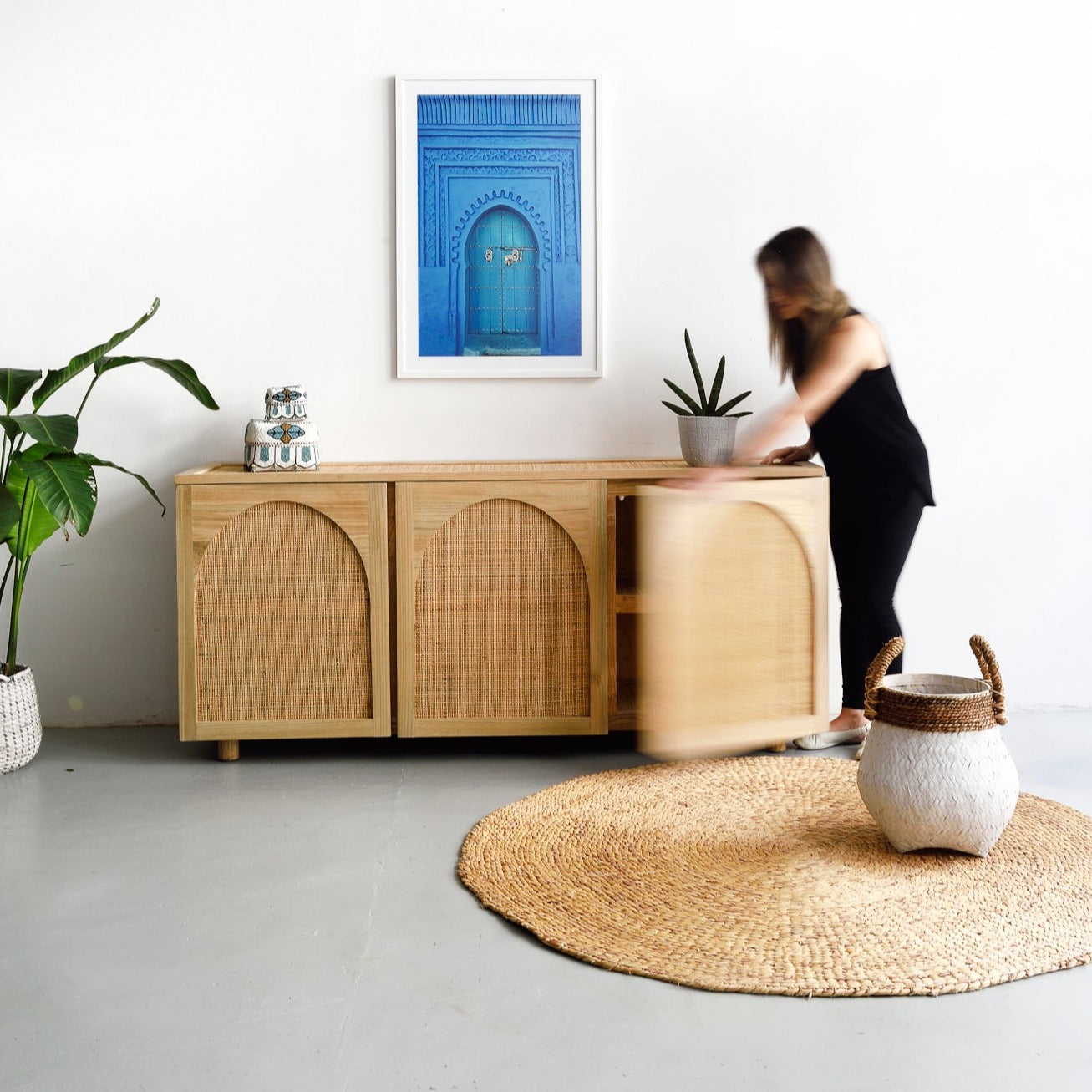 3 Door Arch Cabinet – Island Living