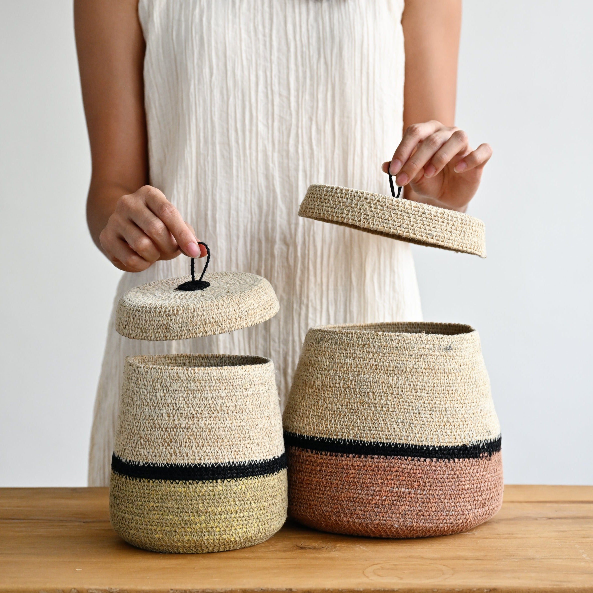 Nala Basket with Lid – Island Living