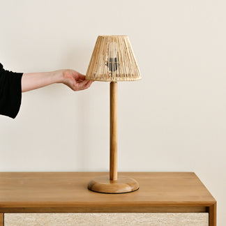 Mini Mercury Table Lamp - Natural – Island Living