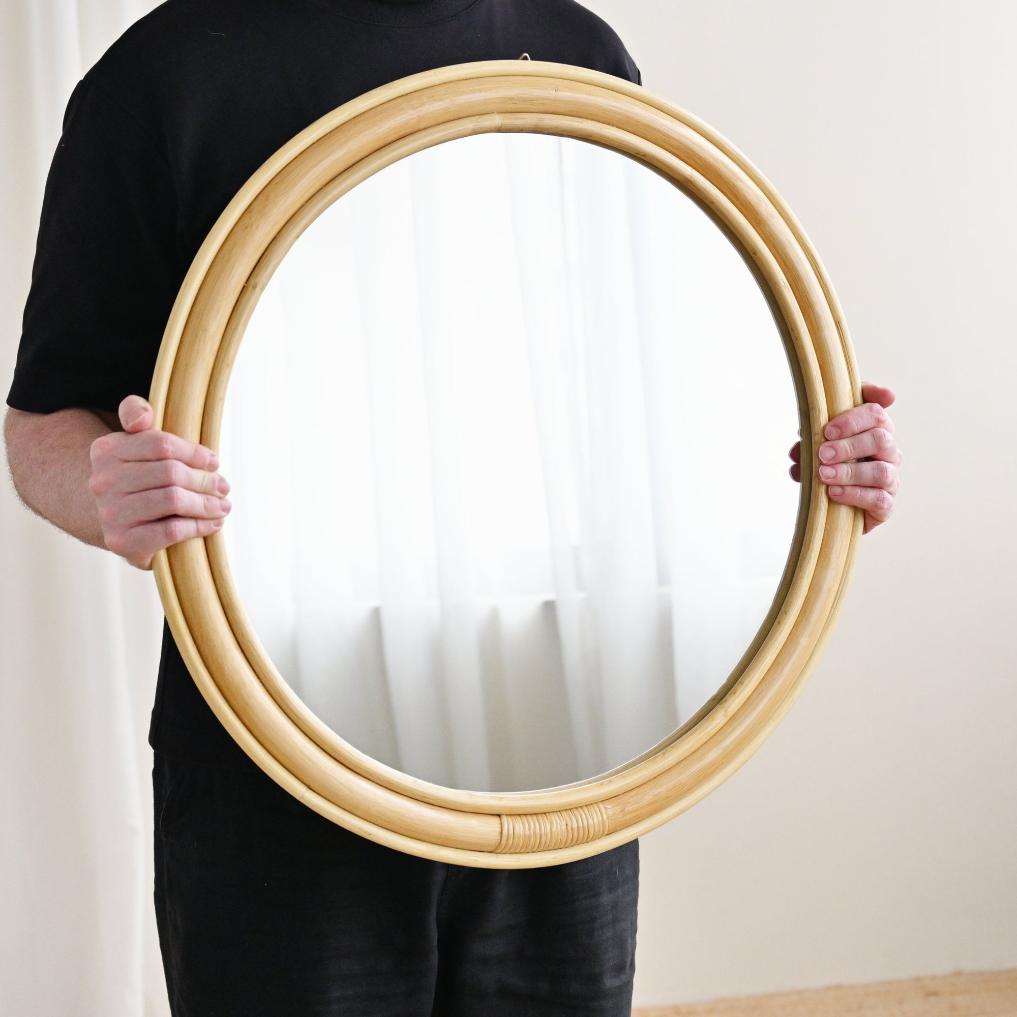 Handcrafted Rattan Mirrors | Perfect for Modern & Tropical Interiors ...