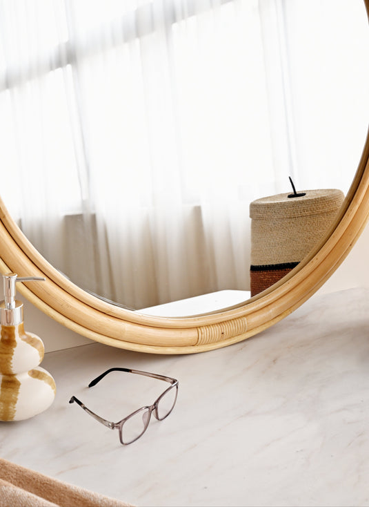 Handcrafted Rattan Mirrors | Perfect for Modern & Tropical Interiors ...