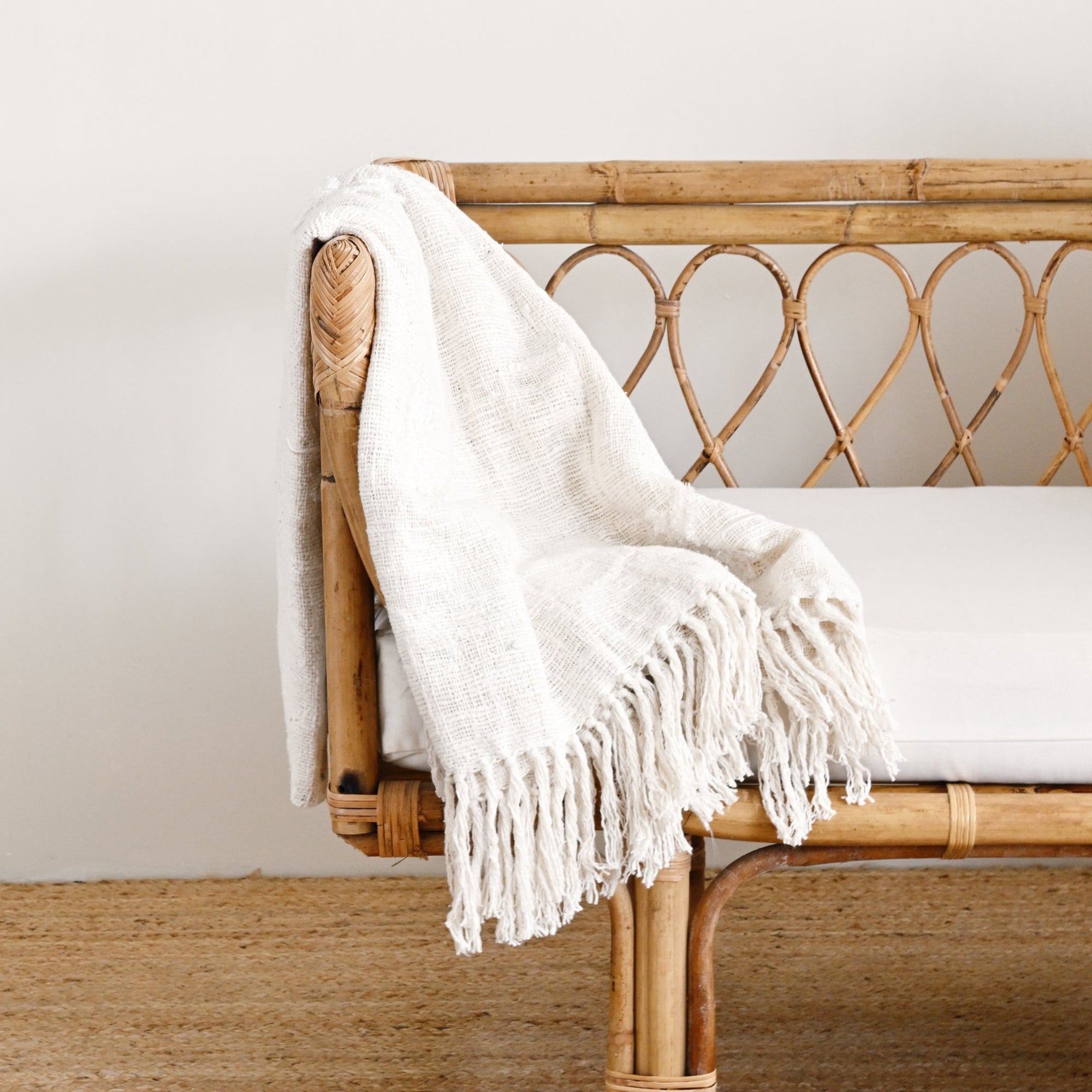 Nora Palm Tree Cotton Throw – Island Living