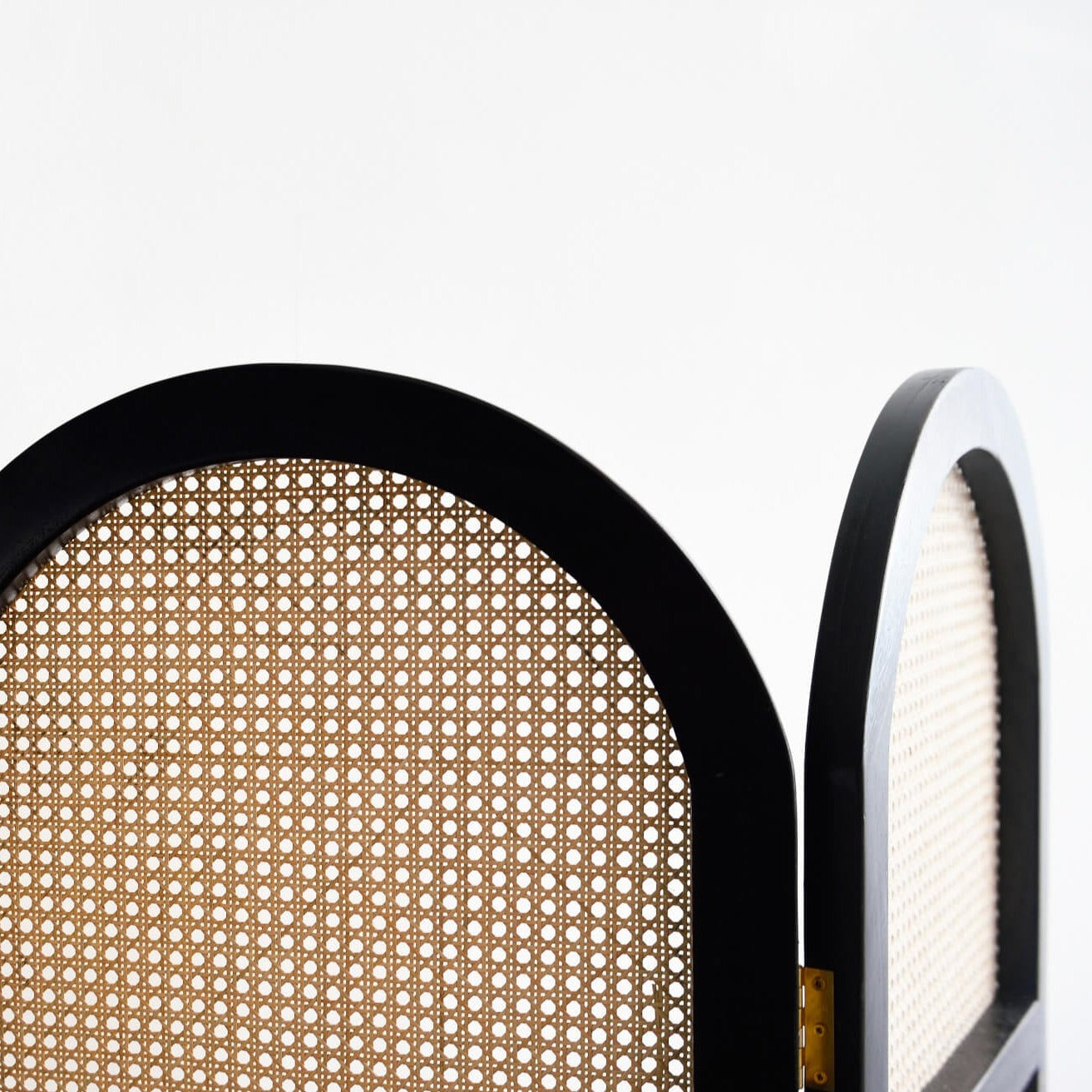 Teak and Natural Rattan Screen – Island Living