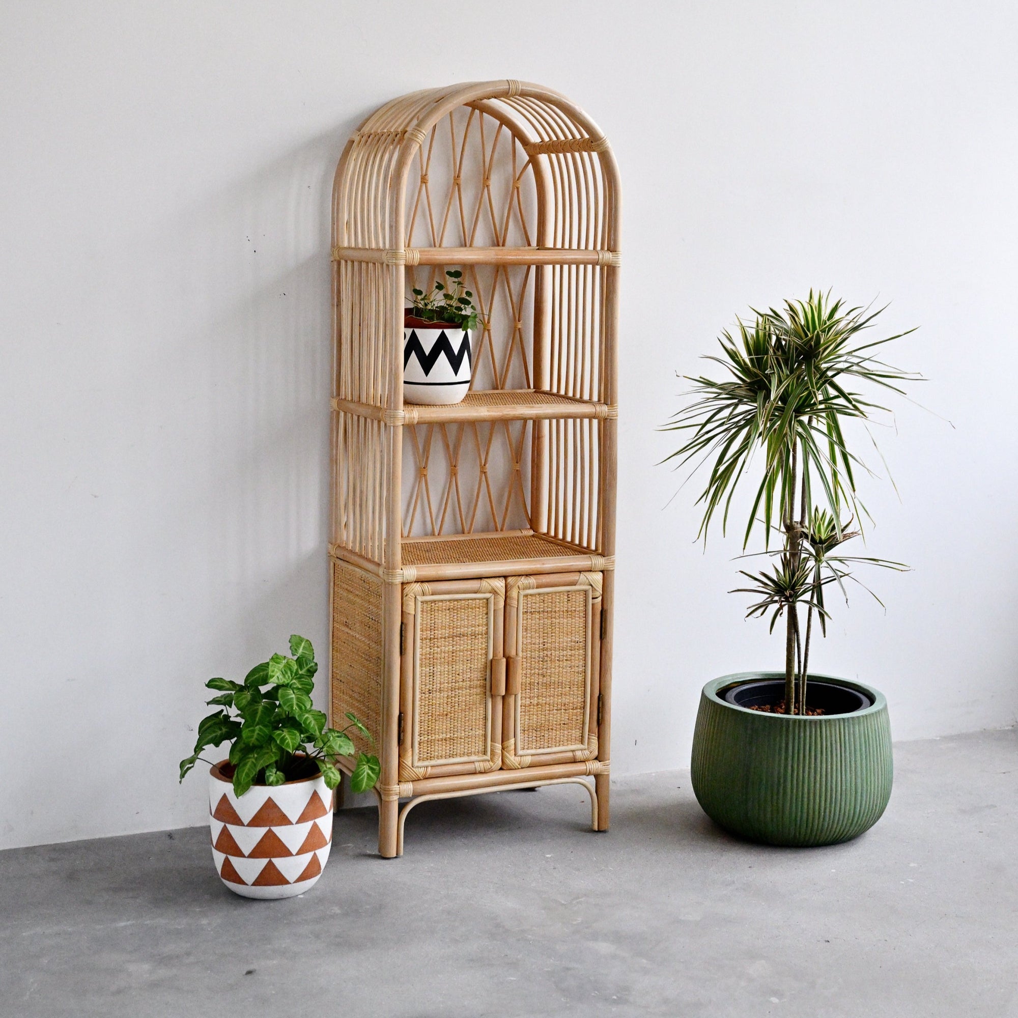 Contemporary Rattan Bookshelf | Tropical Furniture Singapore – Island ...
