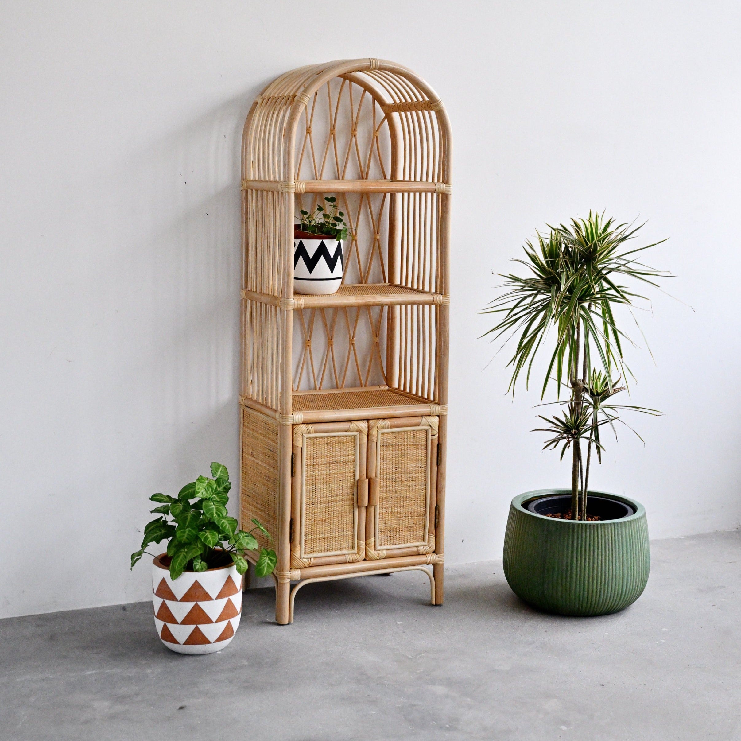 Contemporary Rattan Bookshelf | Tropical Furniture Singapore – Island ...