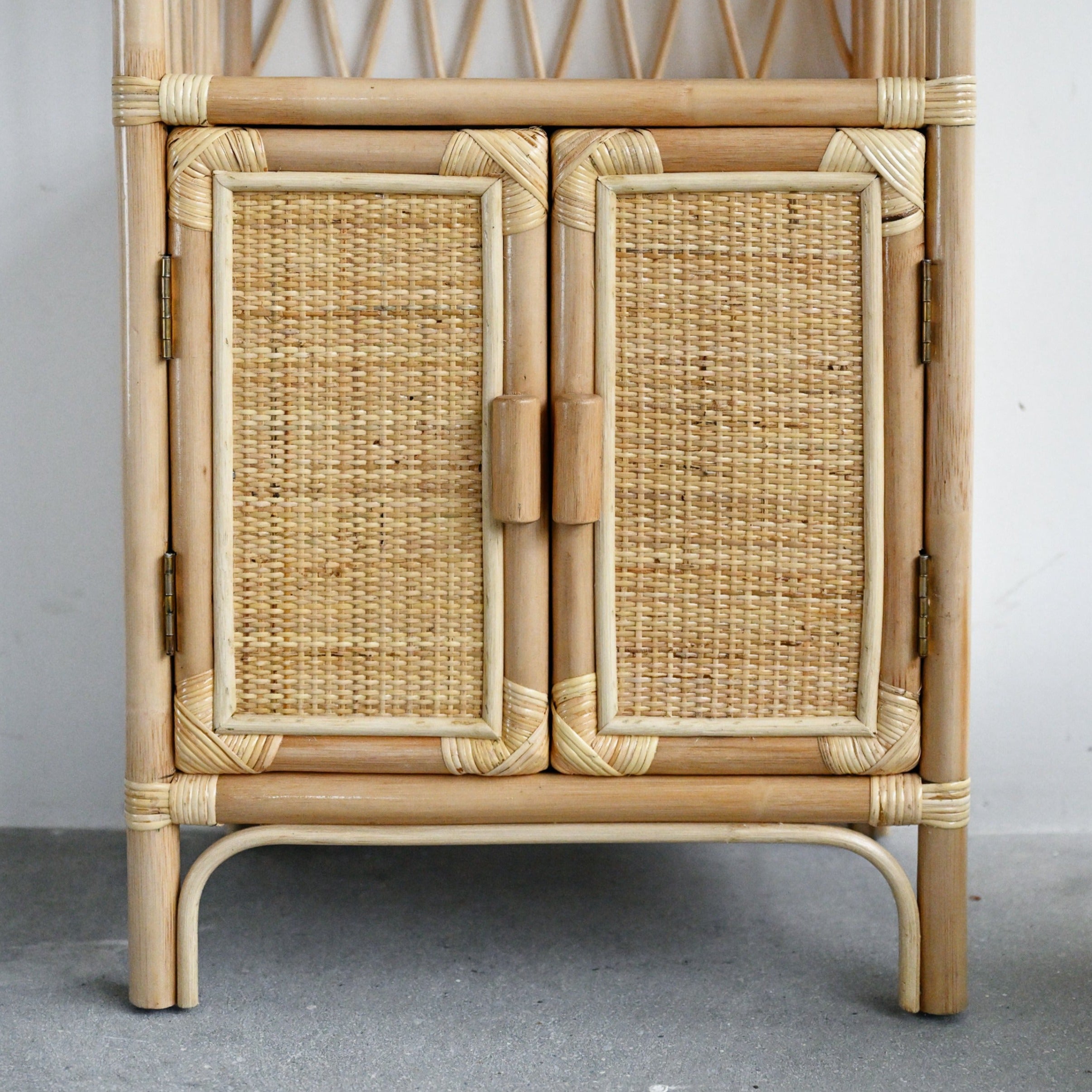 Compact Rattan Arched Bookshelf | Stylish Storage, Singapore – Island ...