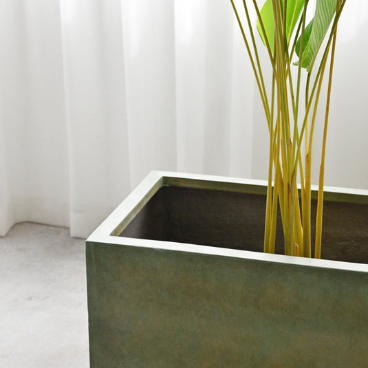 Rectangle Planter Box - Copper Green – Island Living