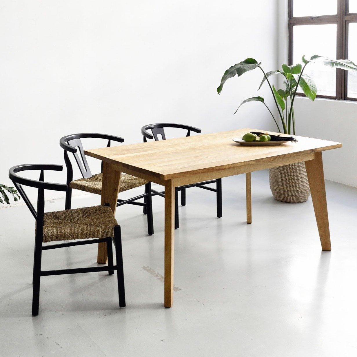 Gili Dining Table - Natural – Island Living