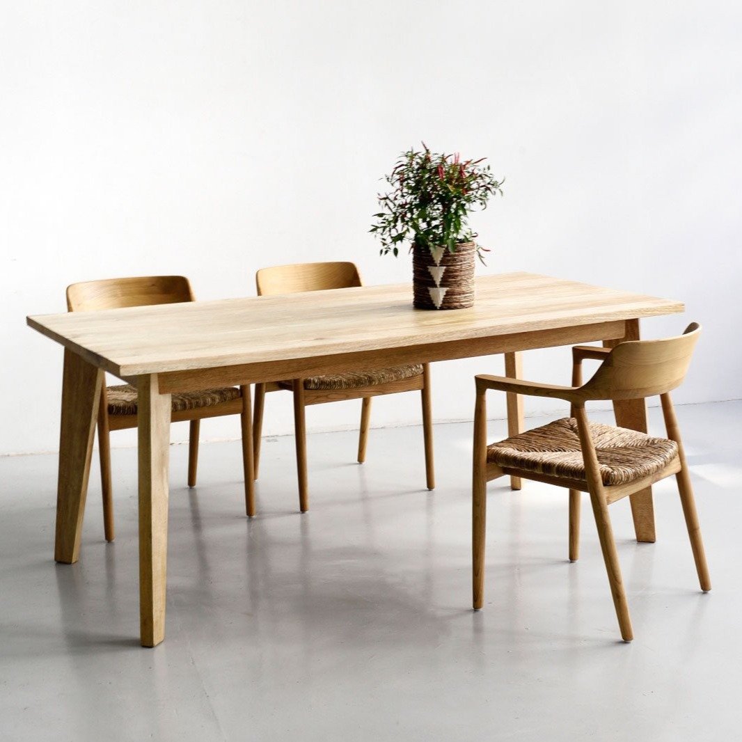 Gili Dining Table - Natural – Island Living